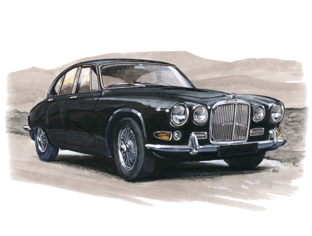What materials were used in constructing the body of the Jaguar 420 ...